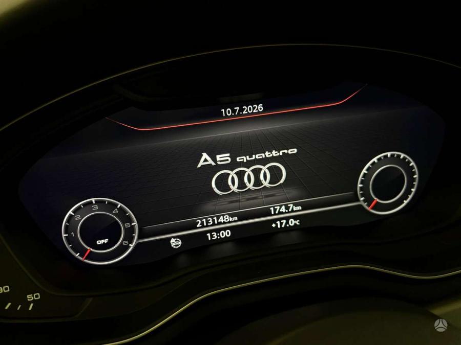 Белый Ауди A5 Sportback 2017 в Мариямполе, объемом двигателя 1.97 л и пробегом 214 тыс. км за 18999 €, фото 17 на AUTOMOTO.COM.LV