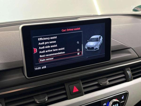 White Audi A5 Sportback 2017 in Marijampole, with an engine capacity of 1.97 L and mileage of 214 thousand km for 18750 €, photo 8 on AUTOMOTO.COM.LV