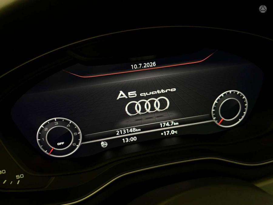 Белый Ауди A5 Sportback 2017 в Мариямполе, объемом двигателя 1.97 л и пробегом 214 тыс. км за 18750 €, фото 24 на AUTOMOTO.COM.LV