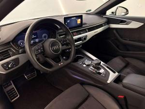 White Audi A5 Sportback 2017 in Marijampole, with an engine capacity of 1.97 L and mileage of 214 thousand km for 18750 €, photo 3 on AUTOMOTO.COM.LV