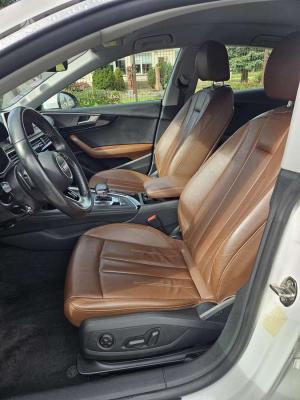White Audi A5 Sportback 2017 in Taurage, with an engine capacity of 1.98 L and mileage of 186 thousand km for 16850 €, photo 12 on AUTOMOTO.COM.LV