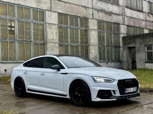 White Audi A5 Sportback 2018 in Kaunas, with an engine capacity of 0.00 L and mileage of 90 thousand km for 22700 €, photo 2 on AUTOMOTO.COM.LV