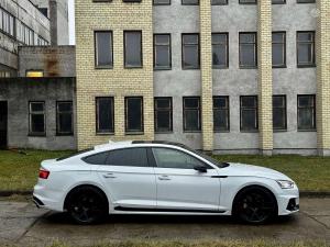 White Audi A5 Sportback 2018 in Kaunas, with an engine capacity of 0.00 L and mileage of 90 thousand km for 22700 €, photo 6 on AUTOMOTO.COM.LV