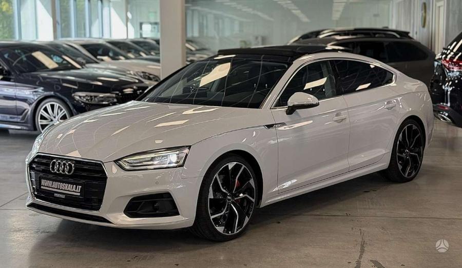 Белый Ауди A5 Sportback 2018 в Клайпеда, объемом двигателя 2.97 л и пробегом 297 тыс. км за 20450 €, фото 29 на AUTOMOTO.COM.LV