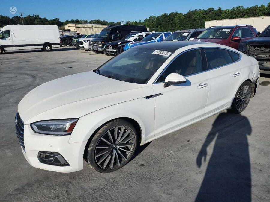 Белый Ауди A5 Sportback 2018 в Вильнюс, объемом двигателя 1.98 л и пробегом 170 тыс. км за 8200 €, фото 1 на AUTOMOTO.COM.LV