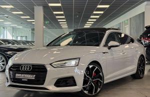 Balts Audi A5 Sportback 2018 Klaipėda, ar dzinēja tilpumu 2.97 L un nobraukumu 297 tūkst. km par 19950 €, foto  vietnē AUTOMOTO.COM.LV