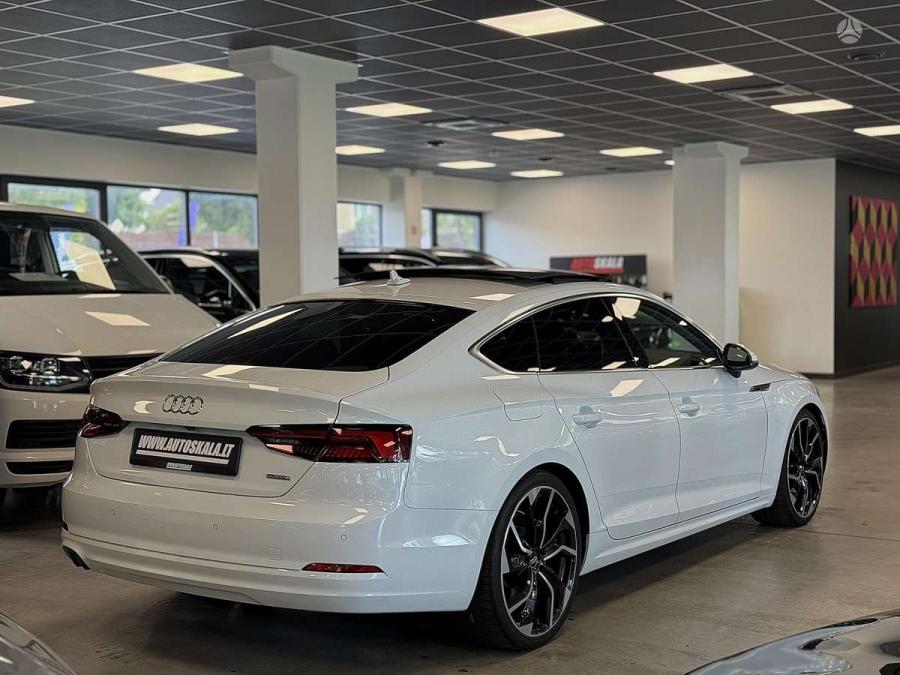 Balts Audi A5 Sportback 2018 Klaipėda, ar dzinēja tilpumu 2.97 L un nobraukumu 297 tūkst. km par 19950 €, foto 5 vietnē AUTOMOTO.COM.LV