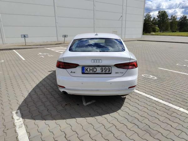 Balts Audi A5 Sportback 2019 Kauņa, ar dzinēja tilpumu 1.97 L un nobraukumu 123 tūkst. km par 19200 €, foto 5 vietnē AUTOMOTO.COM.LV