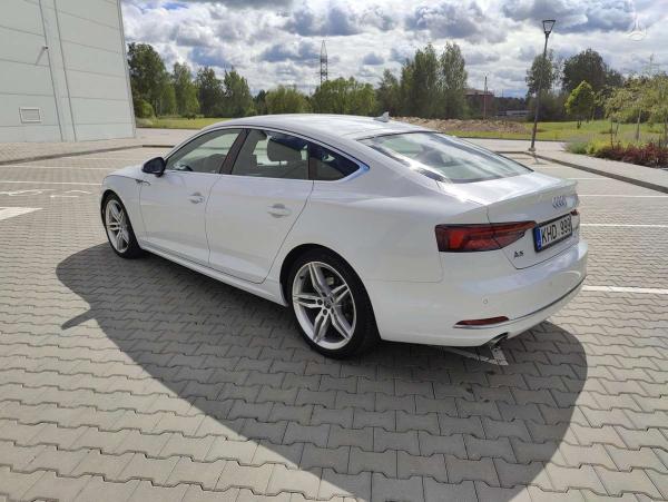 Balts Audi A5 Sportback 2019 Kauņa, ar dzinēja tilpumu 1.97 L un nobraukumu 123 tūkst. km par 19200 €, foto 6 vietnē AUTOMOTO.COM.LV
