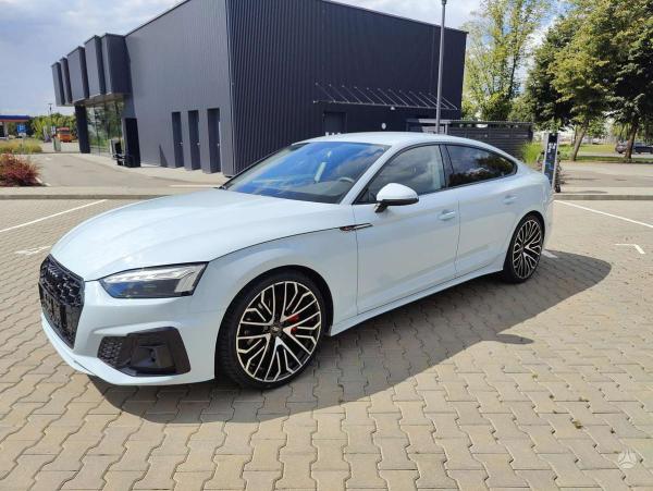 Белый Ауди A5 Sportback 2023 в Каунас, объемом двигателя 2.00 л и пробегом 60 тыс. км за 30900 €, фото 1 на AUTOMOTO.COM.LV
