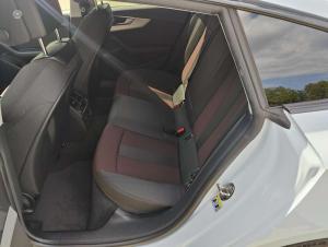 White Audi A5 Sportback 2023 in Kaunas, with an engine capacity of 2.00 L and mileage of 60 thousand km for 30900 €, photo 17 on AUTOMOTO.COM.LV