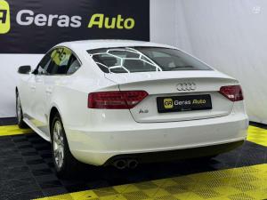 White Audi A5 Sportback 2011 in Vilnius, with an engine capacity of 1.97 L and mileage of 216 thousand km for 6950 €, photo 6 on AUTOMOTO.COM.LV