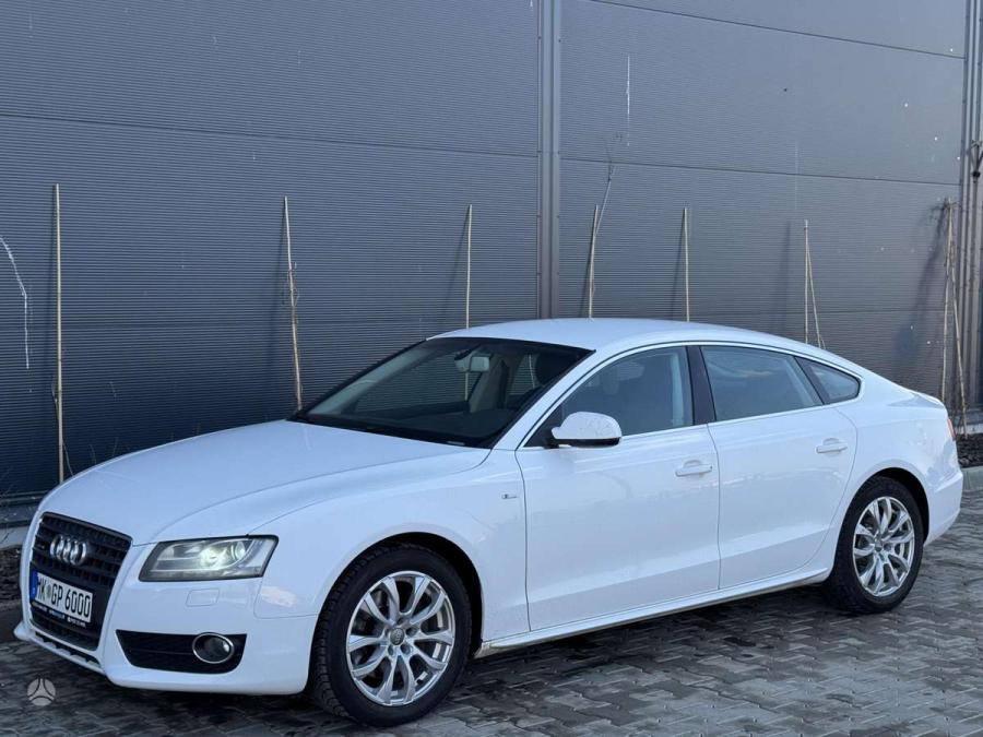 Белый Ауди A5 Sportback 2011 в Вильнюс, объемом двигателя 2.00 л и пробегом 295 тыс. км за 6350 €, фото 1 на AUTOMOTO.COM.LV