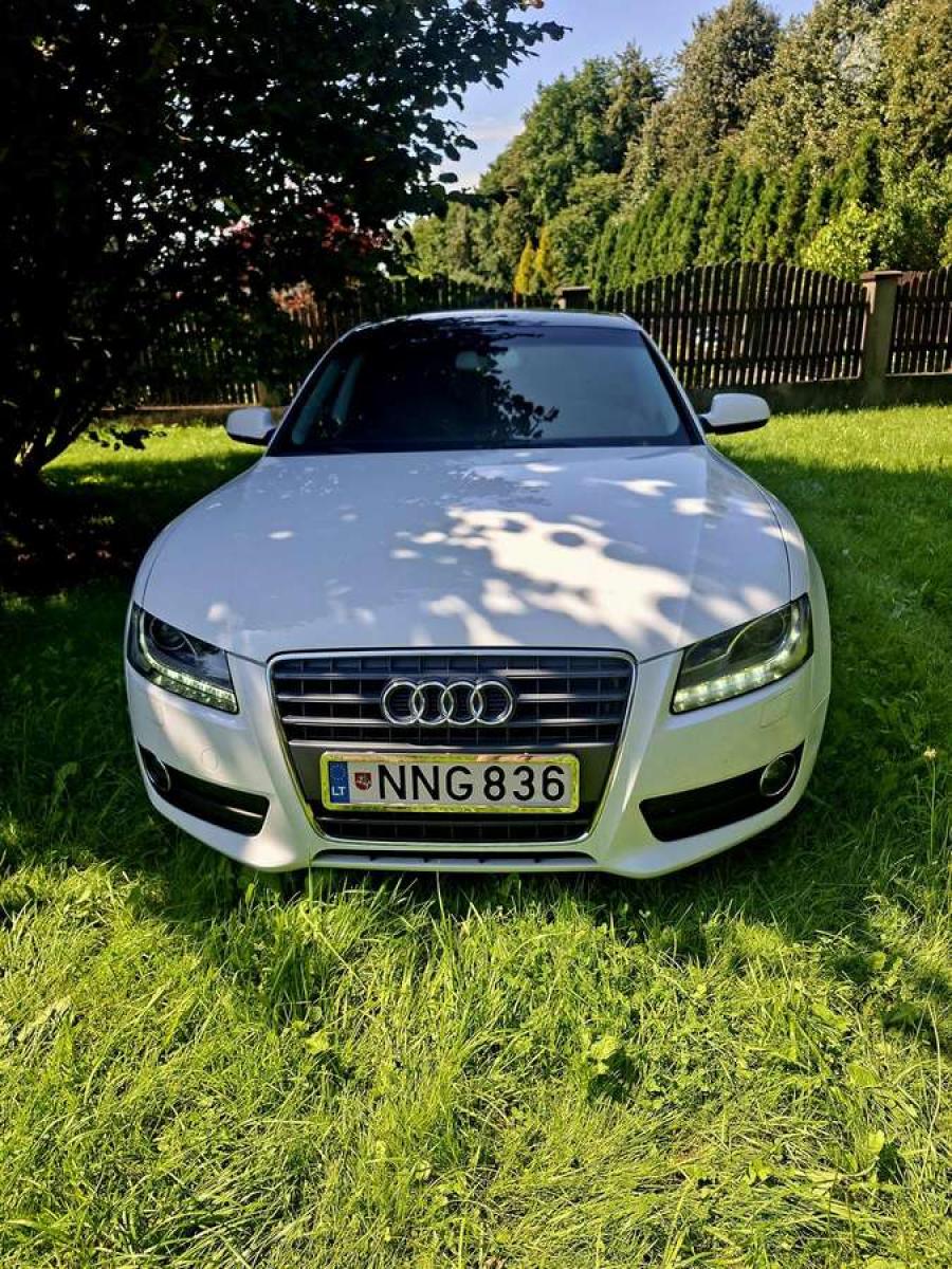 Balts Audi A5 Sportback 2011 Trakai, ar dzinēja tilpumu 2.00 L un nobraukumu 194 tūkst. km par 9400 €, foto 6 vietnē AUTOMOTO.COM.LV