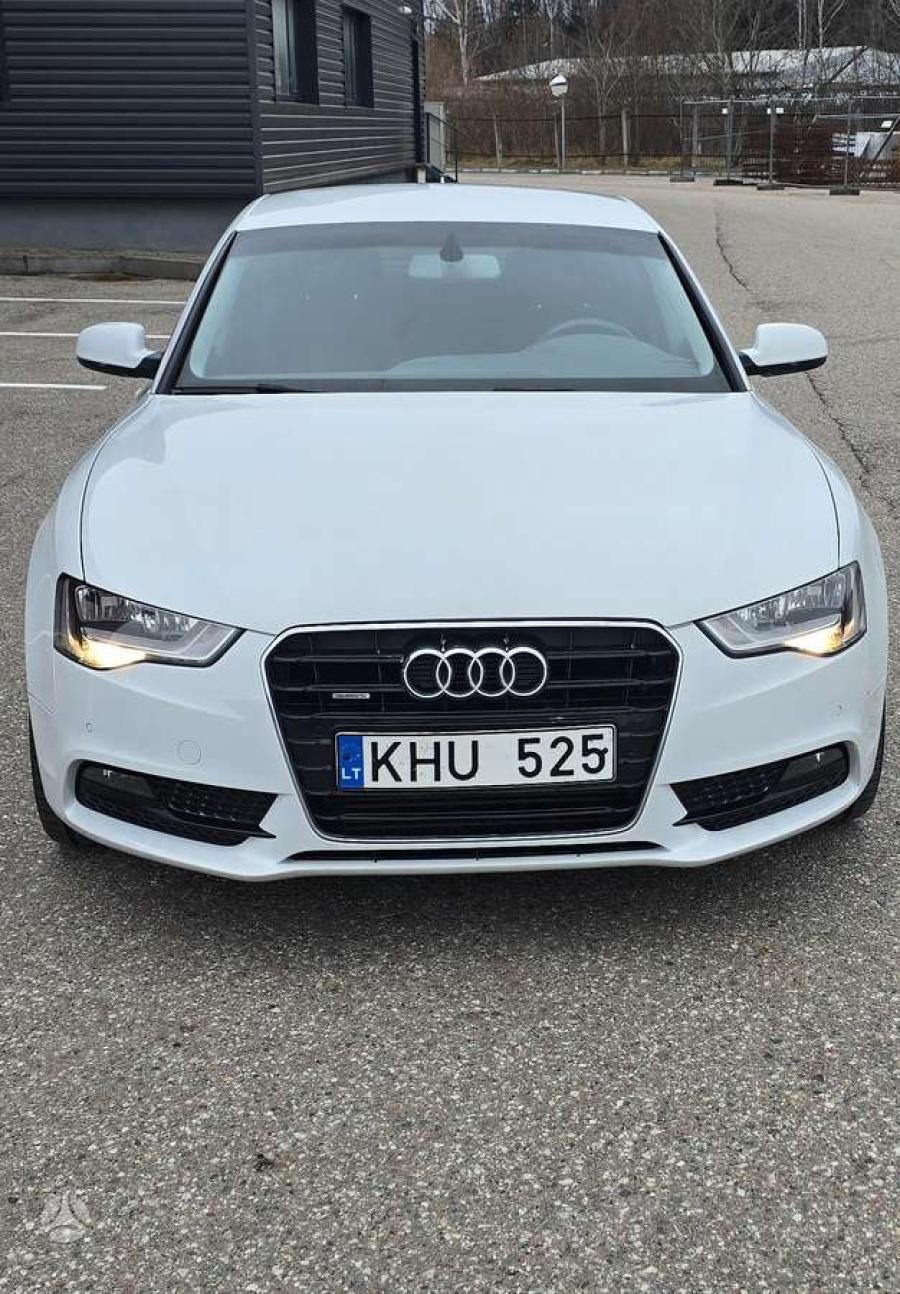 Balts Audi A5 Sportback 2013 Kauņa, ar dzinēja tilpumu 2.00 L un nobraukumu 201 tūkst. km par 8200 €, foto 3 vietnē AUTOMOTO.COM.LV