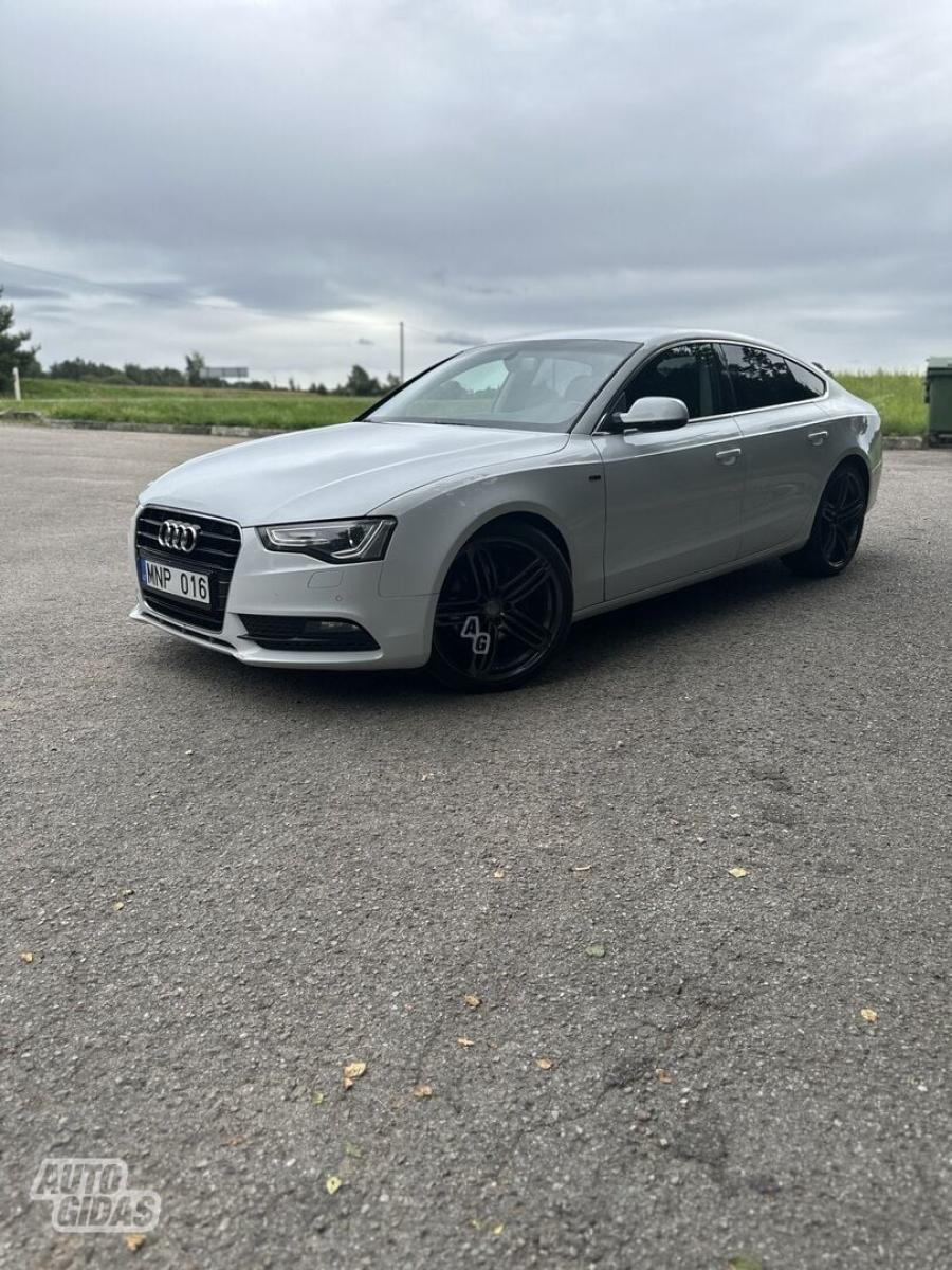 Balts Audi A5 Sportback 2013 Skuodas, ar dzinēja tilpumu 3.00 L un nobraukumu 300 tūkst. km par 10500 €, foto 6 vietnē AUTOMOTO.COM.LV