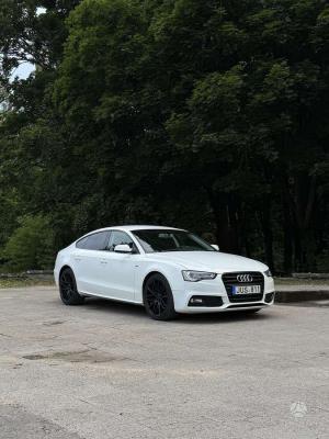 Белый Ауди A5 Sportback 2013 в Вильнюс, объемом двигателя 2.00 л и пробегом 210 тыс. км за 12300 €, фото  на AUTOMOTO.COM.LV