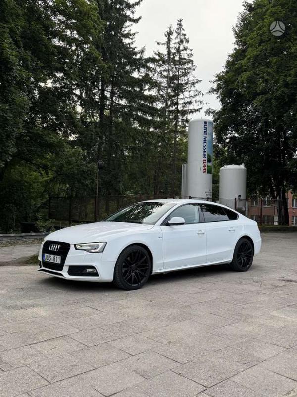Белый Ауди A5 Sportback 2013 в Вильнюс, объемом двигателя 2.00 л и пробегом 210 тыс. км за 12300 €, фото 6 на AUTOMOTO.COM.LV