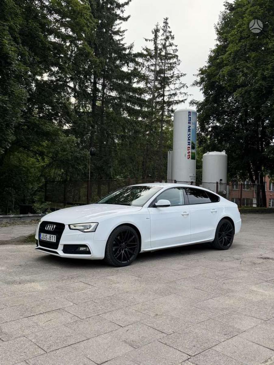Белый Ауди A5 Sportback 2013 в Вильнюс, объемом двигателя 2.00 л и пробегом 210 тыс. км за 12300 €, фото 7 на AUTOMOTO.COM.LV