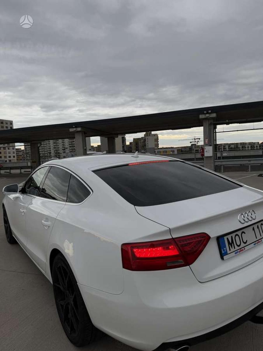 Белый Ауди A5 Sportback 2013 в Вильнюс, объемом двигателя 2.97 л и пробегом 316 тыс. км за 9000 €, фото 14 на AUTOMOTO.COM.LV