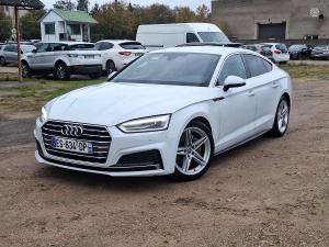 White Audi A5 Sportback 2017 in Taurage, with an engine capacity of 2.00 L and mileage of 202 thousand km for 15200 €, photo 1 on AUTOMOTO.COM.LV