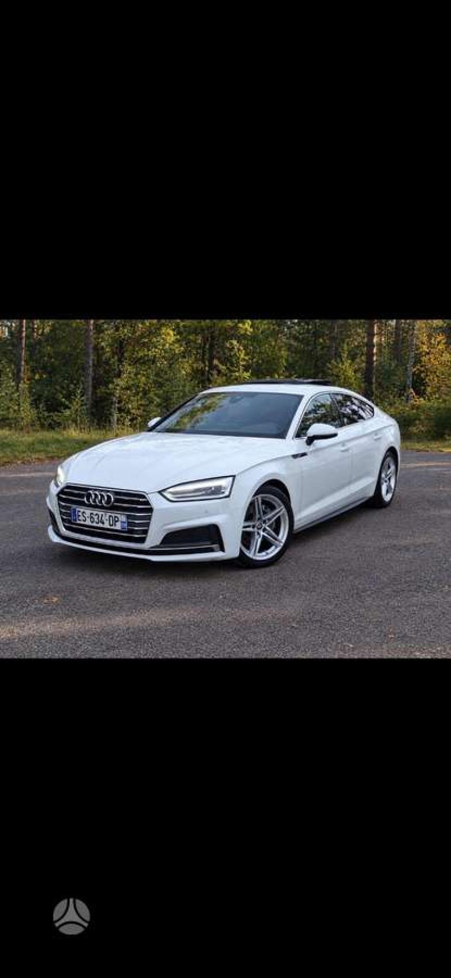 Белый Ауди A5 Sportback 2017 в Таураге, объемом двигателя 2.00 л и пробегом 202 тыс. км за 15200 €, фото 33 на AUTOMOTO.COM.LV