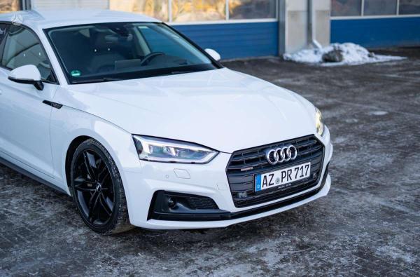 Balts Audi A5 Sportback 2018 Viļņa, ar dzinēja tilpumu 3.00 L un nobraukumu 223 tūkst. km par 23500 €, foto 4 vietnē AUTOMOTO.COM.LV