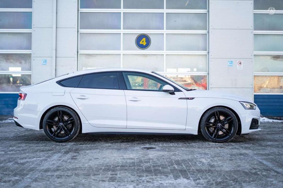 Balts Audi A5 Sportback 2018 Viļņa, ar dzinēja tilpumu 3.00 L un nobraukumu 223 tūkst. km par 23500 €, foto 6 vietnē AUTOMOTO.COM.LV