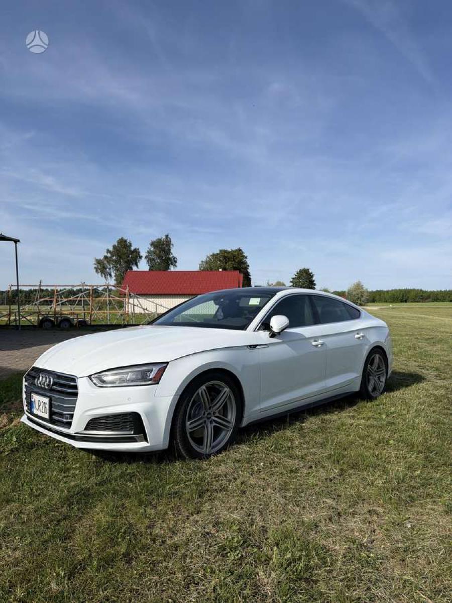 Белый Ауди A5 Sportback 2019 в Каунас, объемом двигателя 2.00 л и пробегом 170 тыс. км за 22800 €, фото 1 на AUTOMOTO.COM.LV