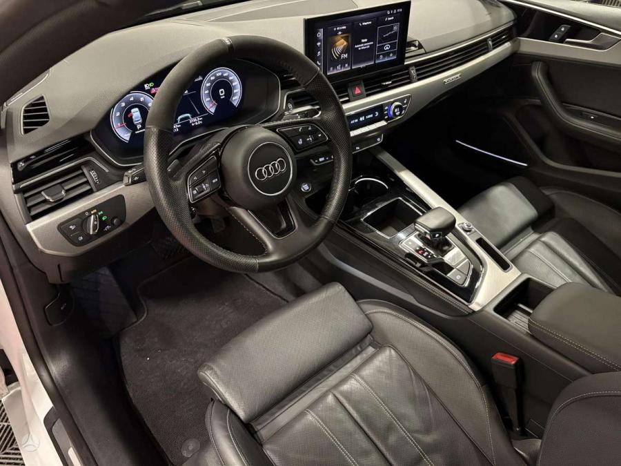 White Audi A5 Sportback 2020 in Vilnius, with an engine capacity of 1.98 L and mileage of 91 thousand km for 29990 €, photo 12 on AUTOMOTO.COM.LV