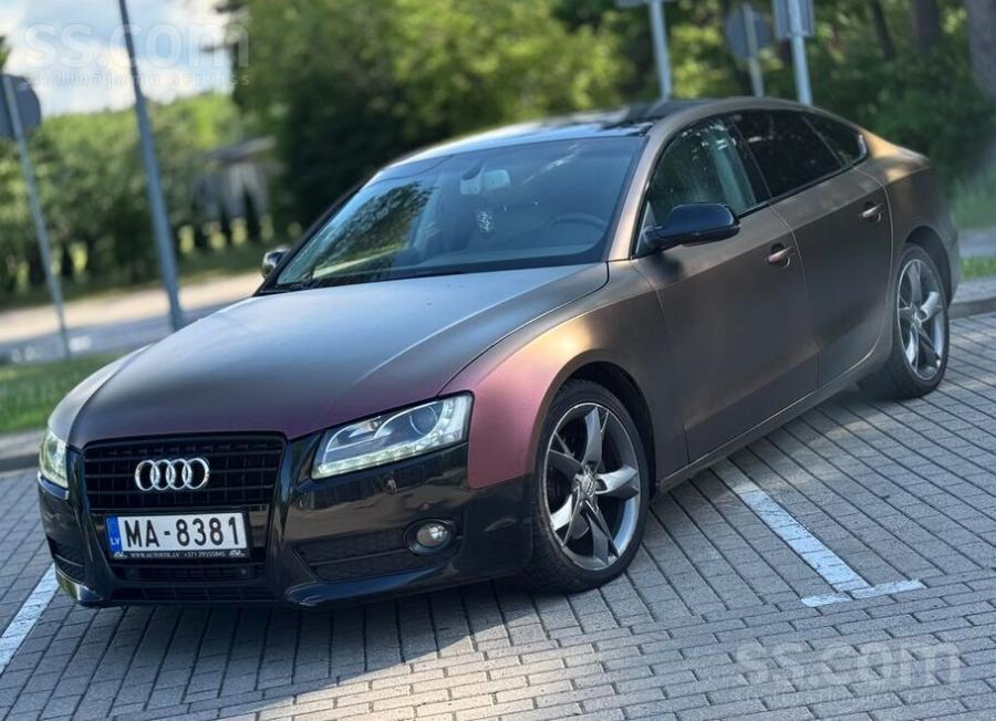 Violet Audi A5 2010 in Riga, with an engine capacity of 2.70 L and mileage of 297 thousand km for 6900 €, photo 1 on AUTOMOTO.COM.LV