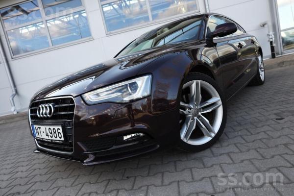 Violet Audi A5 2012 in Riga, with an engine capacity of 3.00 L and mileage of 0 thousand km for 7995 €, photo 2 on AUTOMOTO.COM.LV