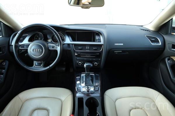 Violet Audi A5 2012 in Riga, with an engine capacity of 3.00 L and mileage of 0 thousand km for 7995 €, photo 8 on AUTOMOTO.COM.LV