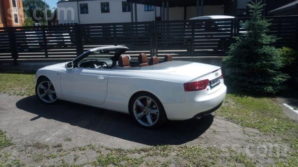 White Audi A5 2009 in Riga, with an engine capacity of 2.00 L and mileage of 133 thousand km for 9975 €, photo 5 on AUTOMOTO.COM.LV