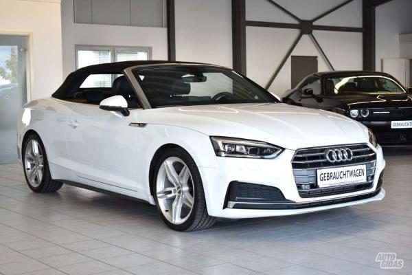 Balts Audi A5 2017 Kauņa, ar dzinēja tilpumu 2.00 L un nobraukumu 45 tūkst. km par 30639 €, foto 1 vietnē AUTOMOTO.COM.LV