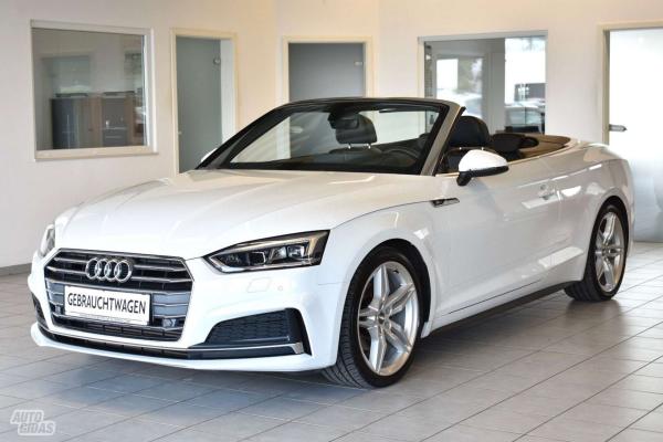 Balts Audi A5 2017 Kauņa, ar dzinēja tilpumu 2.00 L un nobraukumu 45 tūkst. km par 30639 €, foto 3 vietnē AUTOMOTO.COM.LV