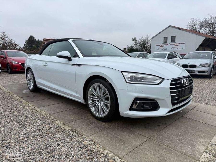 Balts Audi A5 2019 Kauņa, ar dzinēja tilpumu 2.00 L un nobraukumu 88 tūkst. km par 27549 €, foto 2 vietnē AUTOMOTO.COM.LV