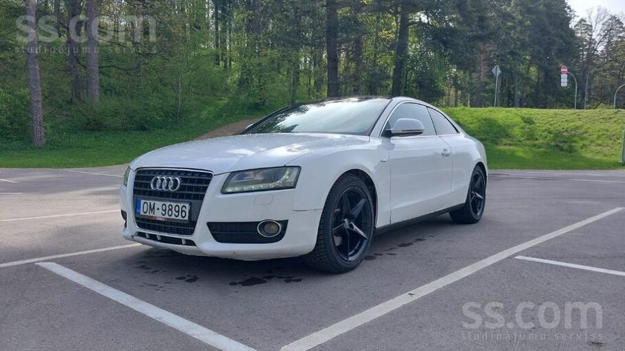 Balts Audi A5 2007 Alūksne, ar dzinēja tilpumu 3.00 L un nobraukumu 0 tūkst. km par 4600 €, foto 1 vietnē AUTOMOTO.COM.LV
