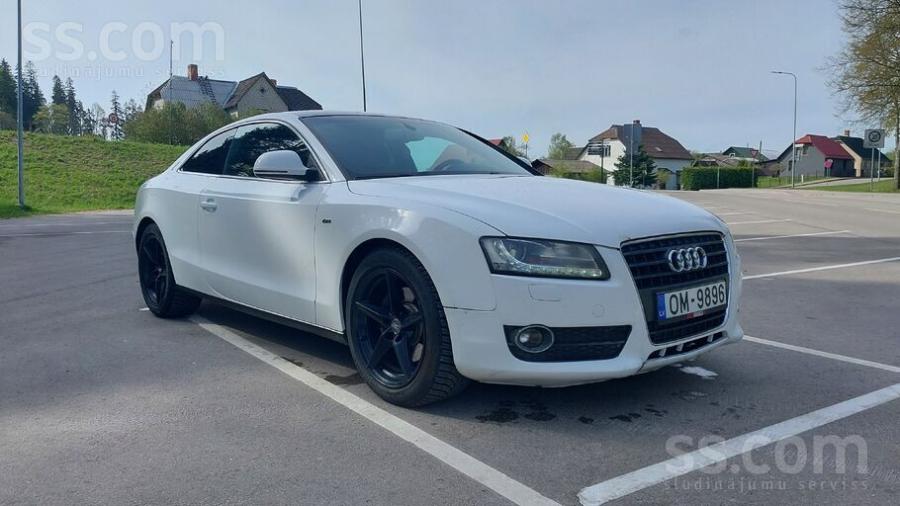 Balts Audi A5 2007 Alūksne, ar dzinēja tilpumu 3.00 L un nobraukumu 0 tūkst. km par 4600 €, foto 3 vietnē AUTOMOTO.COM.LV