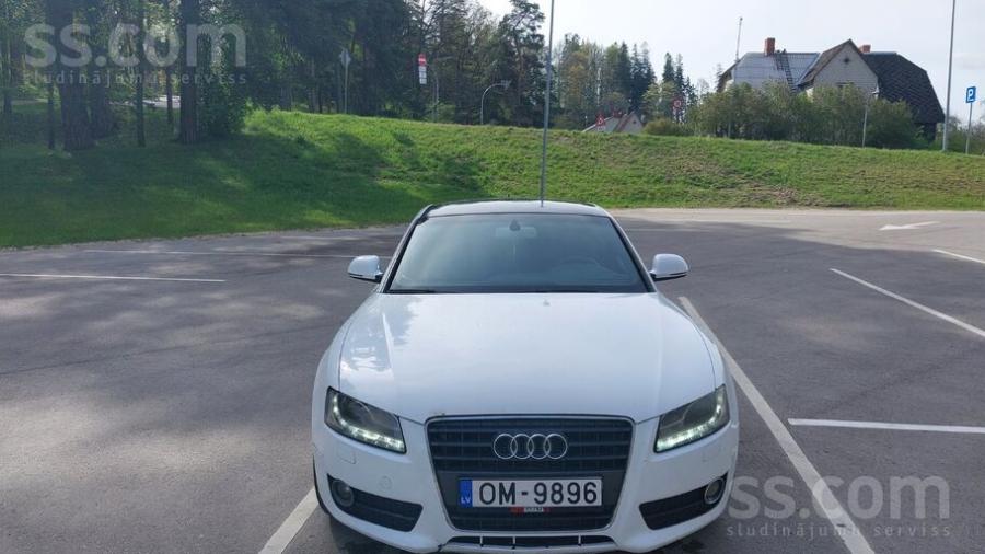 Balts Audi A5 2007 Alūksne, ar dzinēja tilpumu 3.00 L un nobraukumu 0 tūkst. km par 4600 €, foto 5 vietnē AUTOMOTO.COM.LV