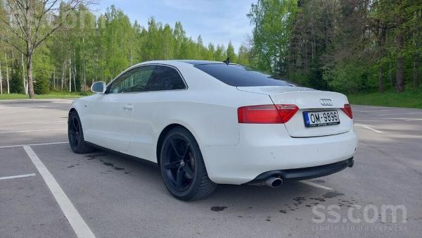 White Audi A5 2007 in Aluksne, with an engine capacity of 3.00 L and mileage of 0 thousand km for 4600 €, photo 9 on AUTOMOTO.COM.LV