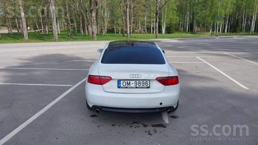 Balts Audi A5 2007 Alūksne, ar dzinēja tilpumu 3.00 L un nobraukumu 0 tūkst. km par 4600 €, foto 13 vietnē AUTOMOTO.COM.LV