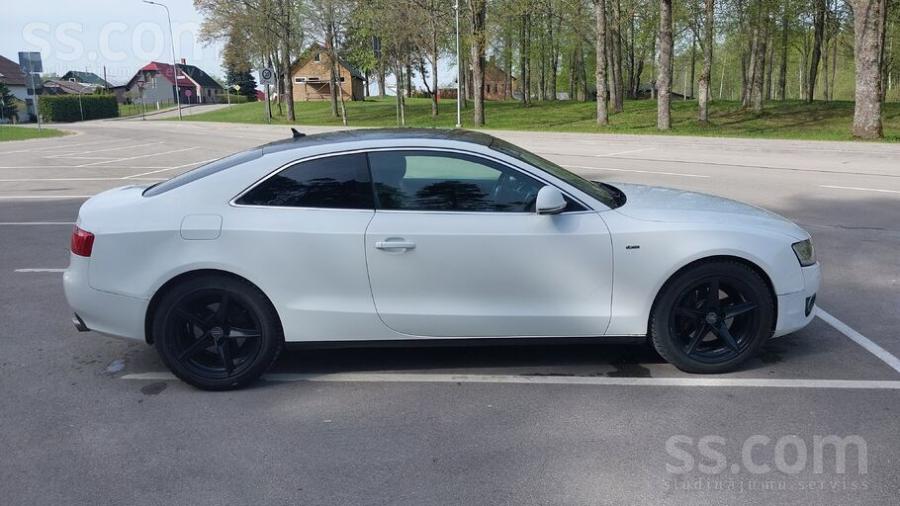 Balts Audi A5 2007 Alūksne, ar dzinēja tilpumu 3.00 L un nobraukumu 0 tūkst. km par 4600 €, foto 15 vietnē AUTOMOTO.COM.LV
