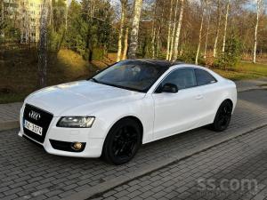 Balts Audi A5 2008 Liepāja, ar dzinēja tilpumu 2.70 L un nobraukumu 277 tūkst. km par 6995 €, foto  vietnē AUTOMOTO.COM.LV