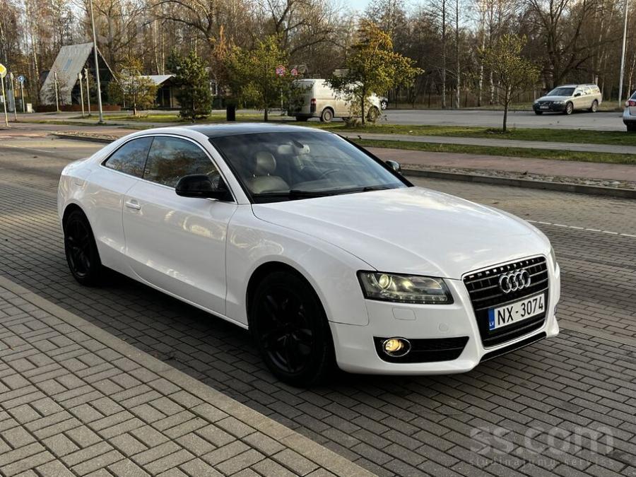 Balts Audi A5 2008 Liepāja, ar dzinēja tilpumu 2.70 L un nobraukumu 277 tūkst. km par 6995 €, foto 2 vietnē AUTOMOTO.COM.LV