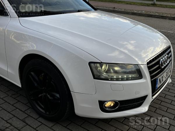 Balts Audi A5 2008 Liepāja, ar dzinēja tilpumu 2.70 L un nobraukumu 277 tūkst. km par 6995 €, foto 3 vietnē AUTOMOTO.COM.LV