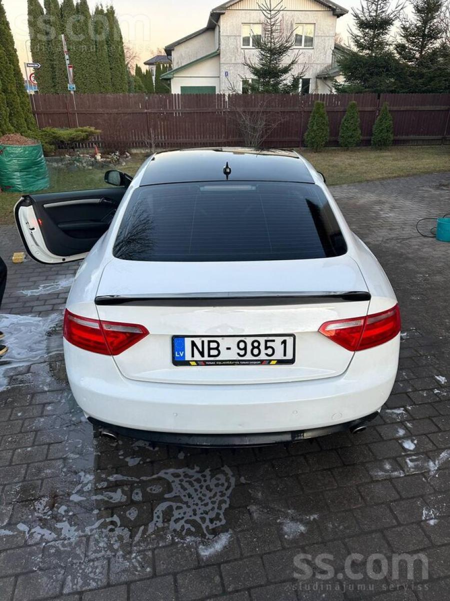Balts Audi A5 2008 Rīga, ar dzinēja tilpumu 2.70 L un nobraukumu 368 tūkst. km par 5400 €, foto 9 vietnē AUTOMOTO.COM.LV