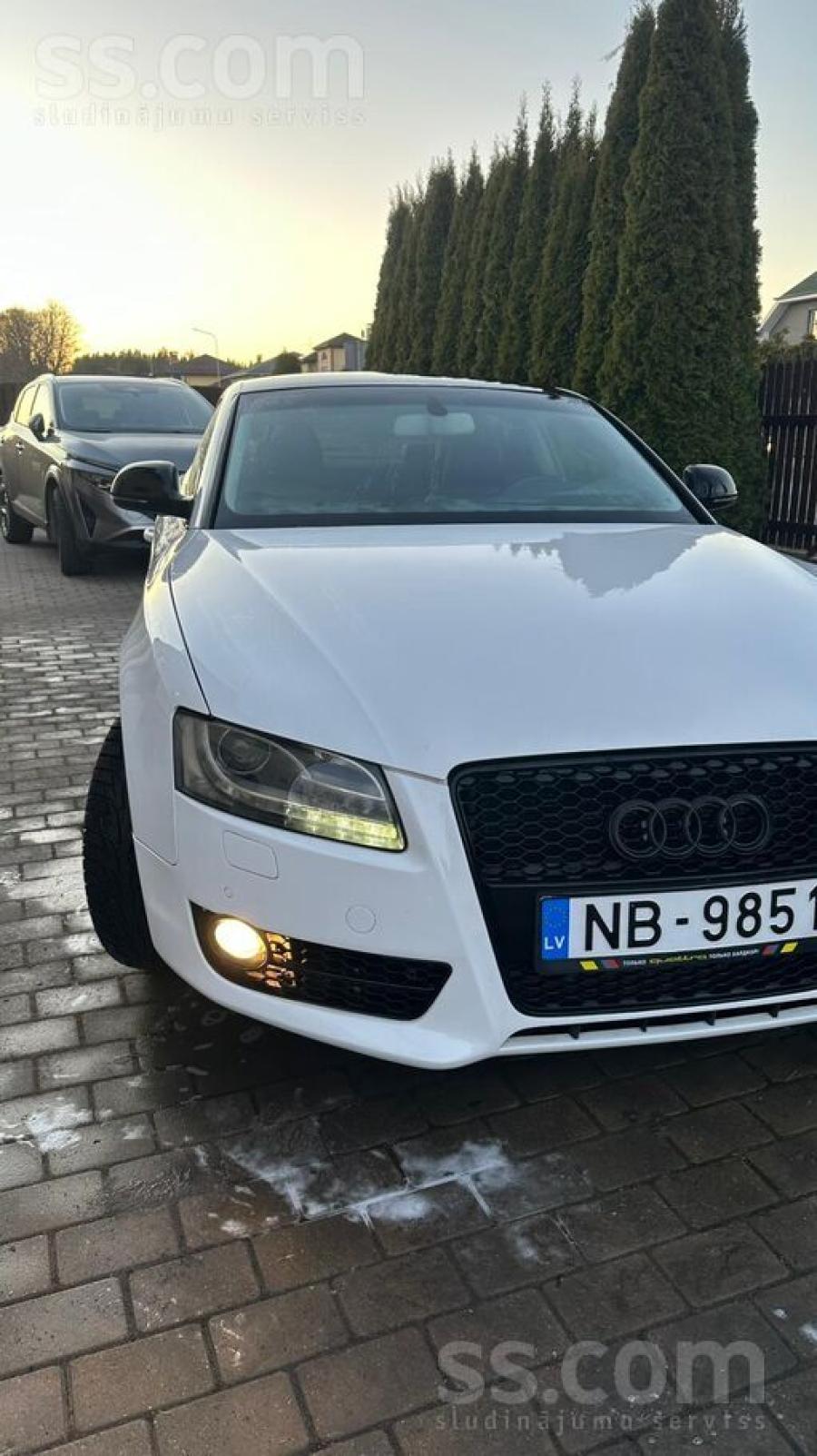 Balts Audi A5 2008 Rīga, ar dzinēja tilpumu 2.70 L un nobraukumu 368 tūkst. km par 5400 €, foto 10 vietnē AUTOMOTO.COM.LV