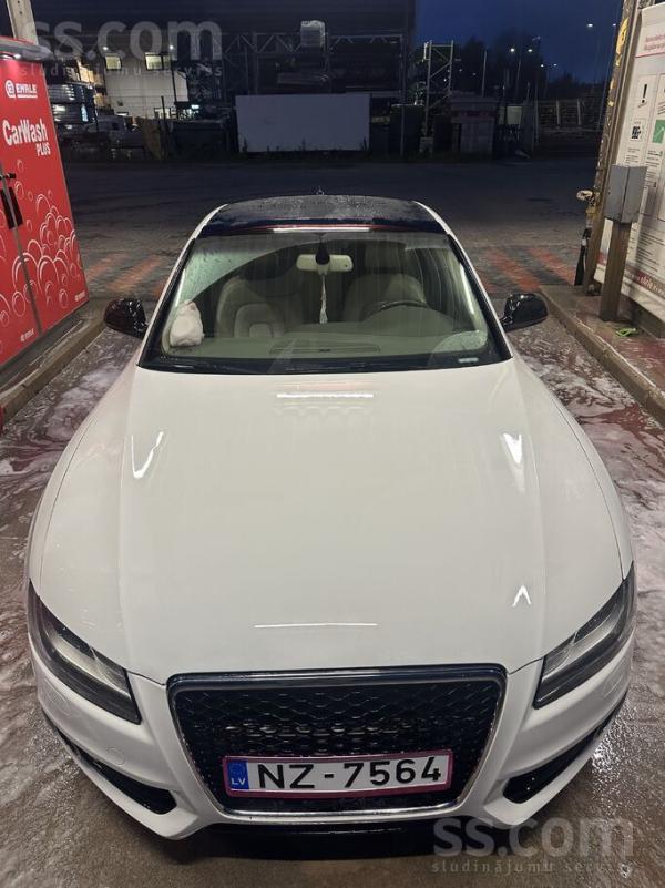 White Audi A5 2009 in Rezekne, with an engine capacity of 3.20 L and mileage of 328 thousand km for 9000 €, photo 2 on AUTOMOTO.COM.LV