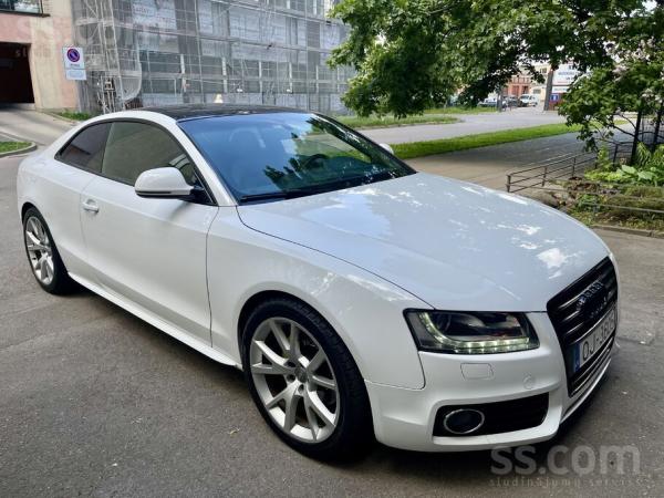 White Audi A5 2009 in Riga, with an engine capacity of 2.70 L and mileage of 355 thousand km for 5900 €, photo 4 on AUTOMOTO.COM.LV